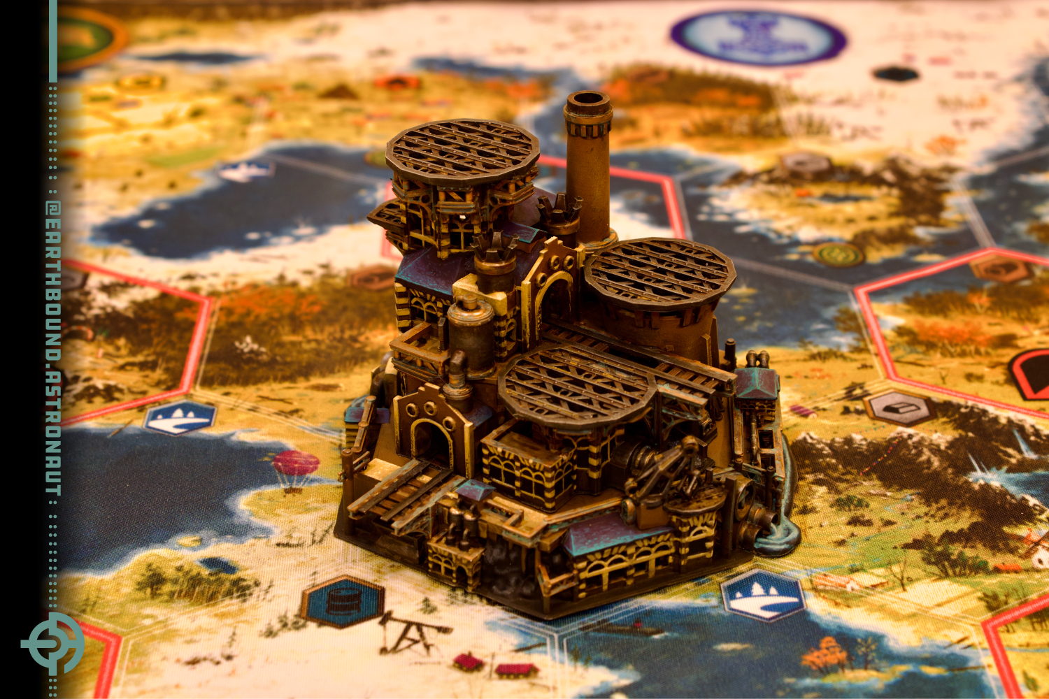 3D Printable Centre Piece Factory for Scythe Board Game / Display ...