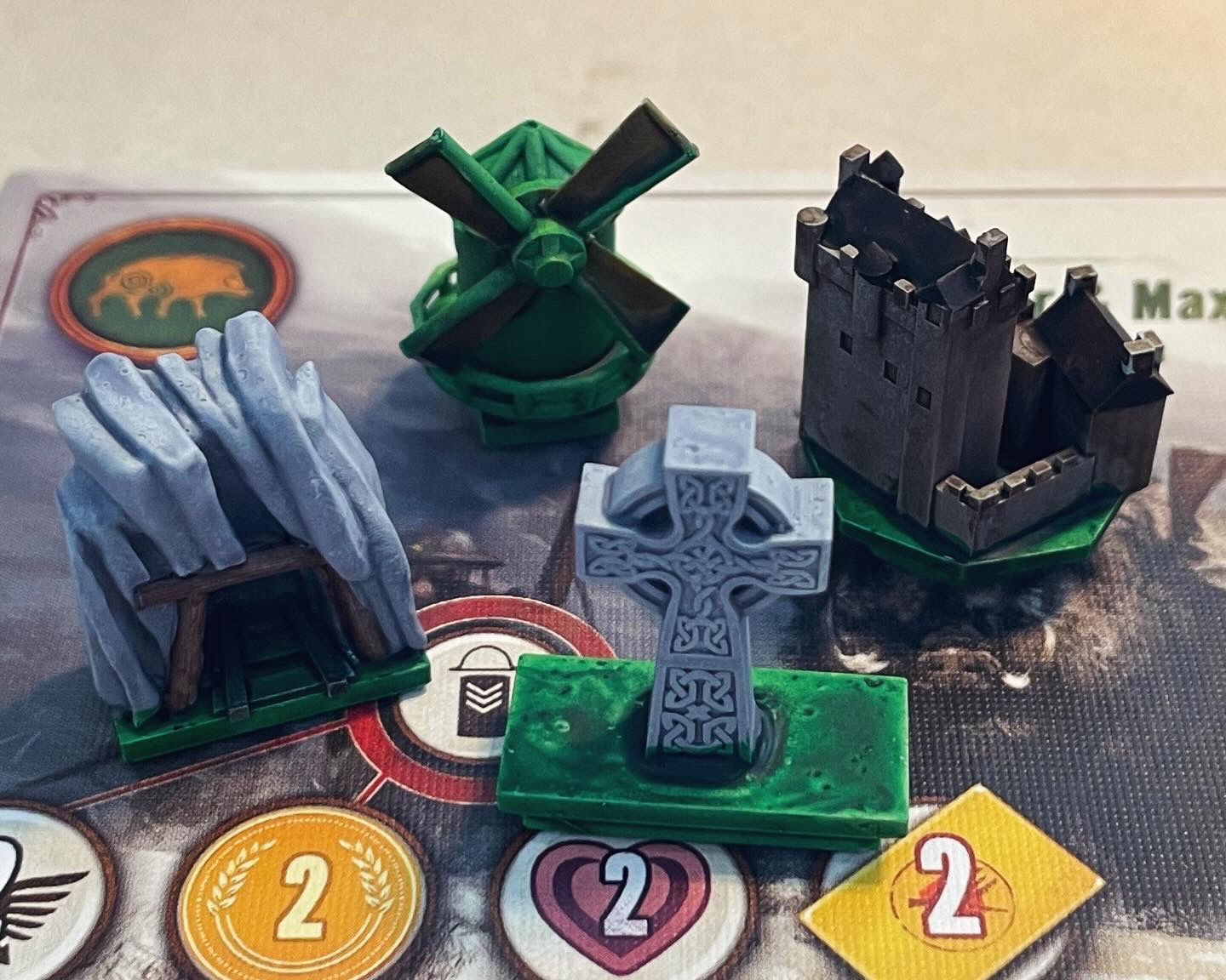 3D Printable Scythe Upgrade buildings for All 9 factions - including ...