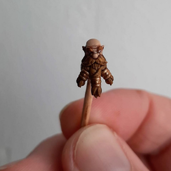 3D Printable Space Dwarf 9 Heads by Stand'Art Painting