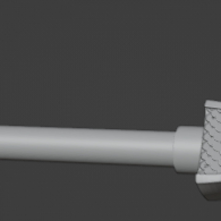 3D Printable Woldo 월도 - Korean Moon Glaive by Jovey