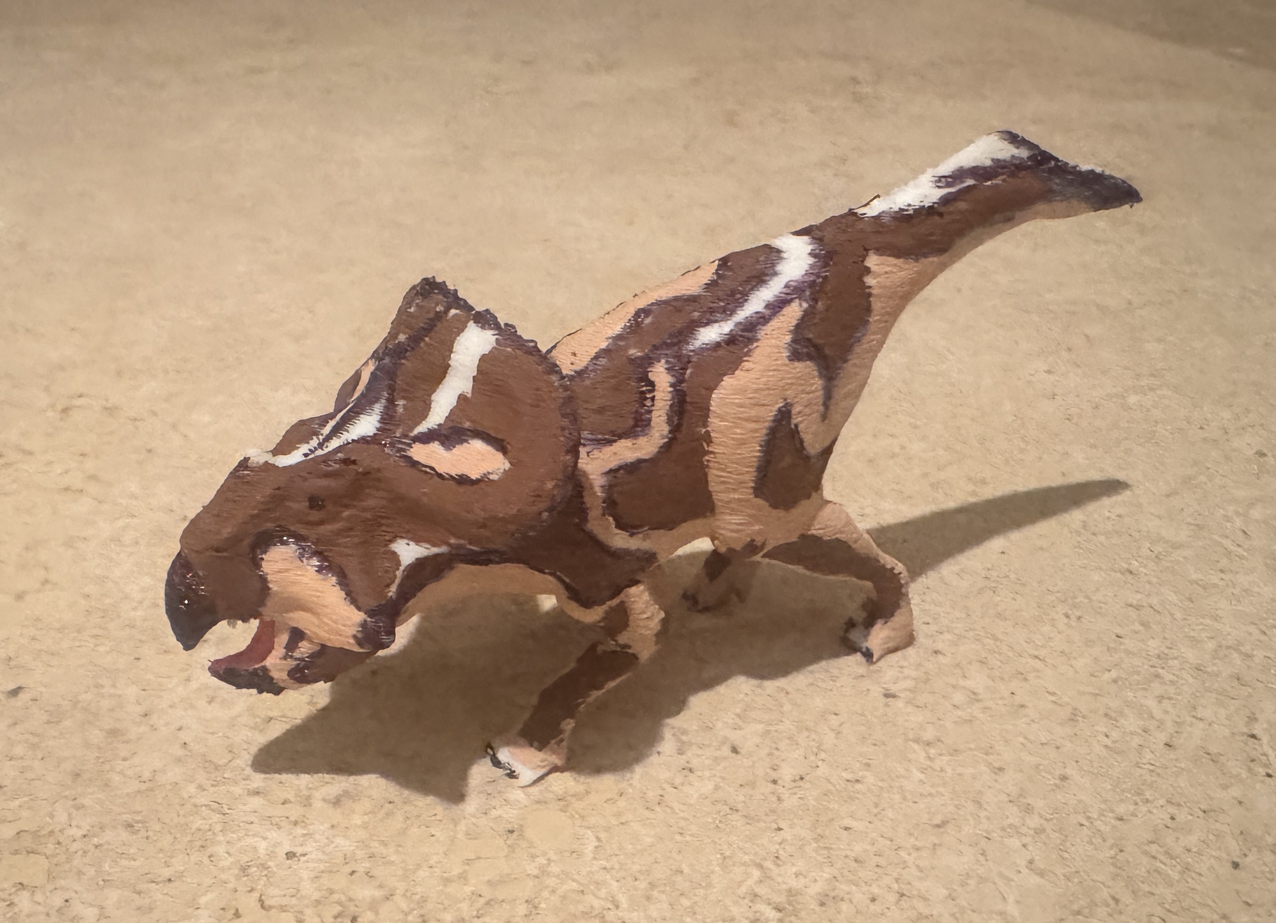 3D Printable Protoceratops andrewsi : Walking by Miniature Museum