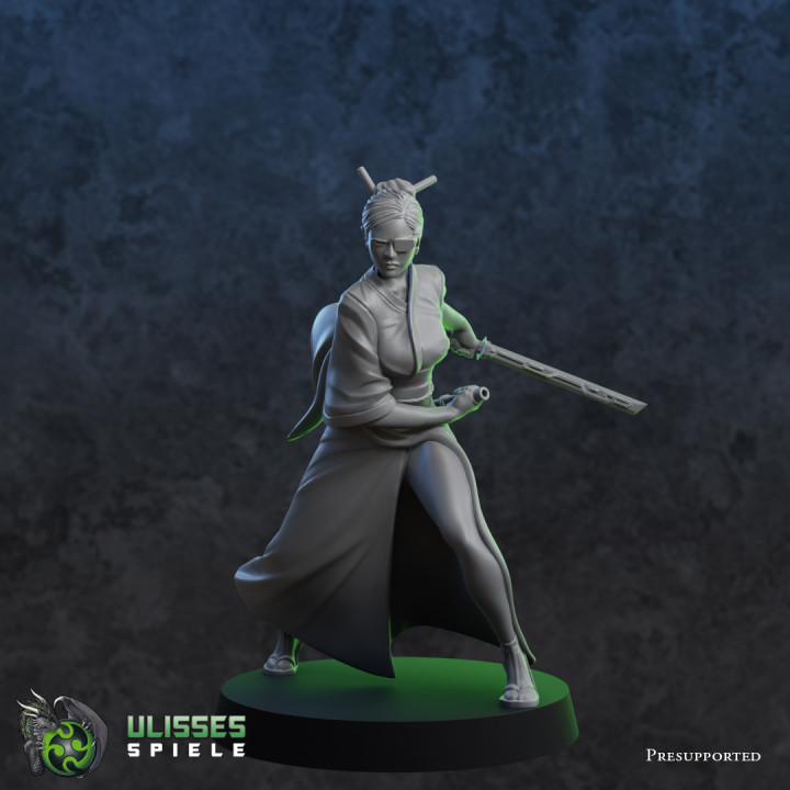 3D Printable Legacy - Torg Eternity - High Lord Reiko Kanawa by Ulisses ...