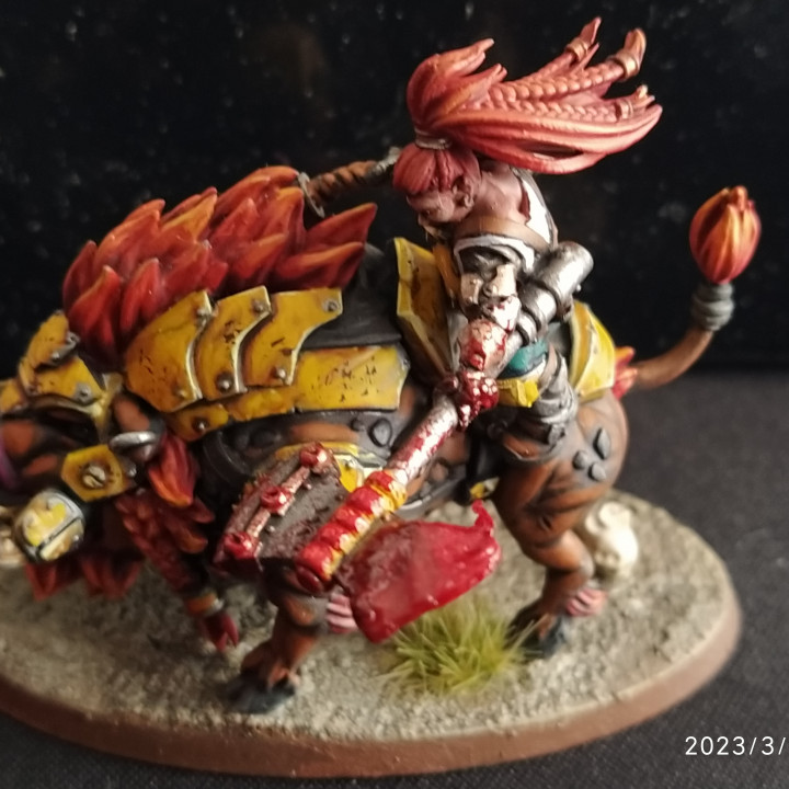 3D Print of Sci-Fi Female Dwarf Commander by LiaganBlackwolf