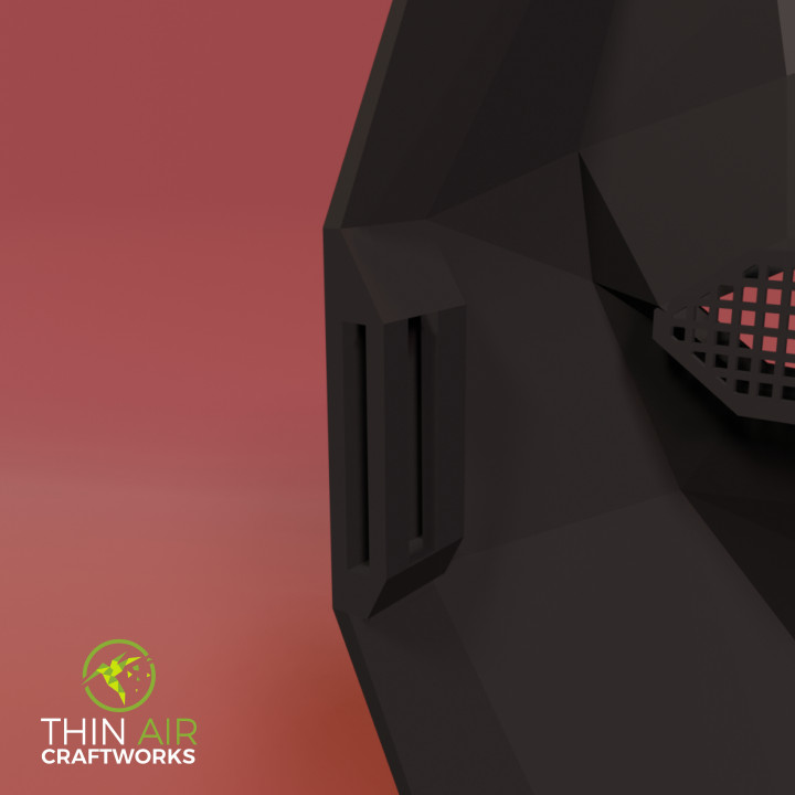 3D Printable Squid Game - Front Man Mask by Thin Air 3D