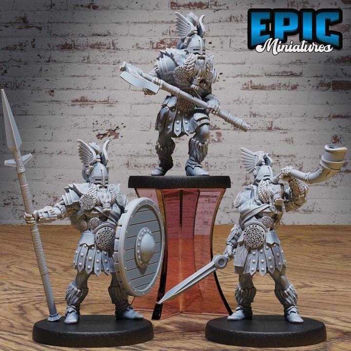 3D Printable Viking Age Set / Norse Mythology Collection / Asgard ...