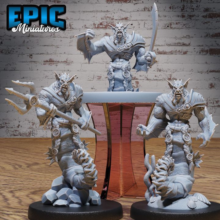 3D Printable Aquatic Journey Set / Ocean & Sea Encounter / Water ...