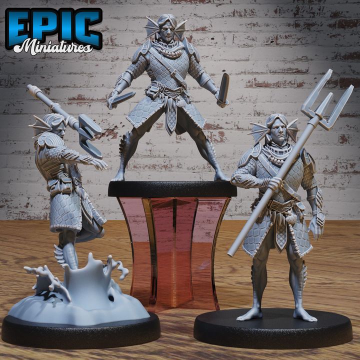 3D Printable Aquatic Journey Set / Ocean & Sea Encounter / Water ...