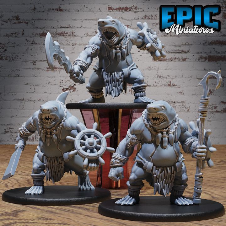 3D Printable Aquatic Journey Set / Ocean & Sea Encounter / Water ...