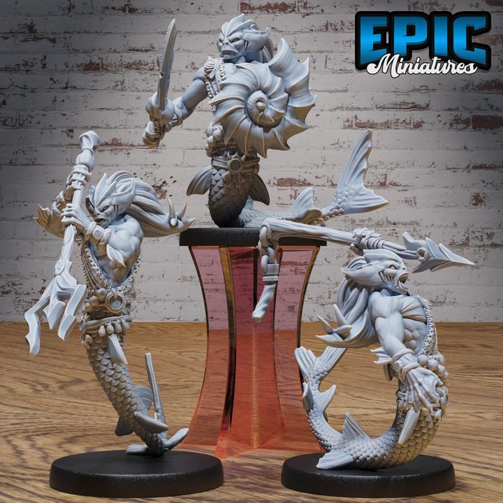 3D Printable Aquatic Journey Set / Ocean & Sea Encounter / Water ...