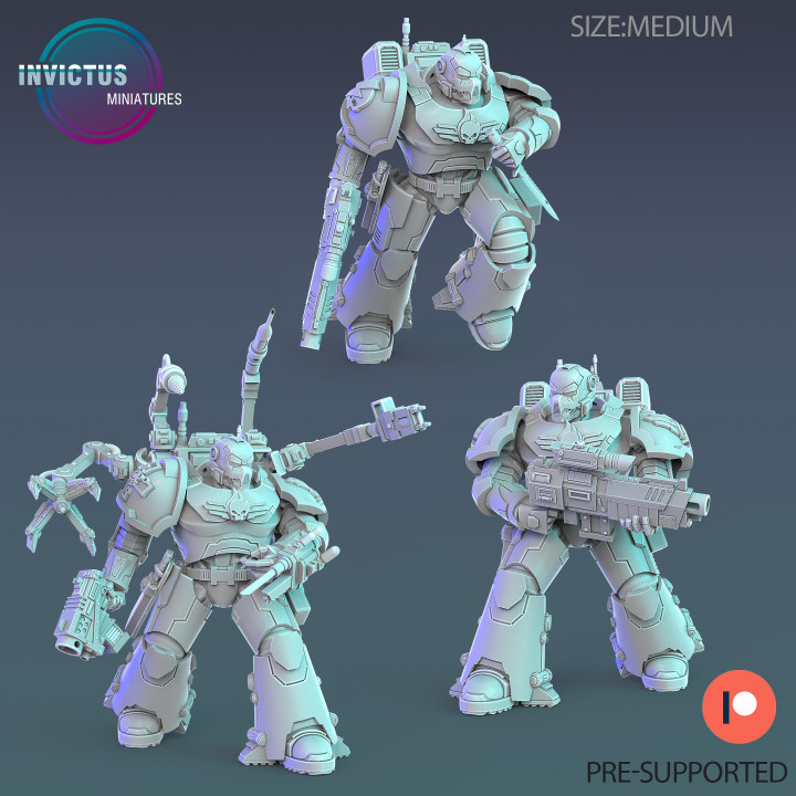 3D Printable Full Metal Army Set / Sci-Fi Wargaming Collection / Space ...