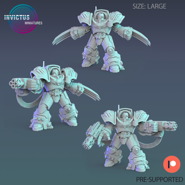 3D Printable Full Metal Army Set / Sci-Fi Wargaming Collection / Space ...