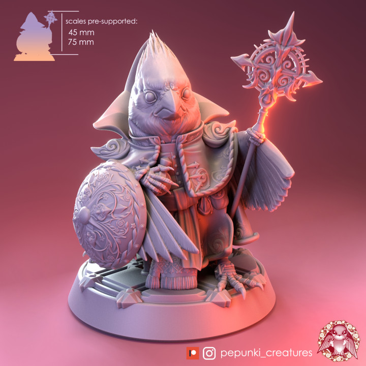 3D Printable Cardinal Cardinal by Pepunki Creatures