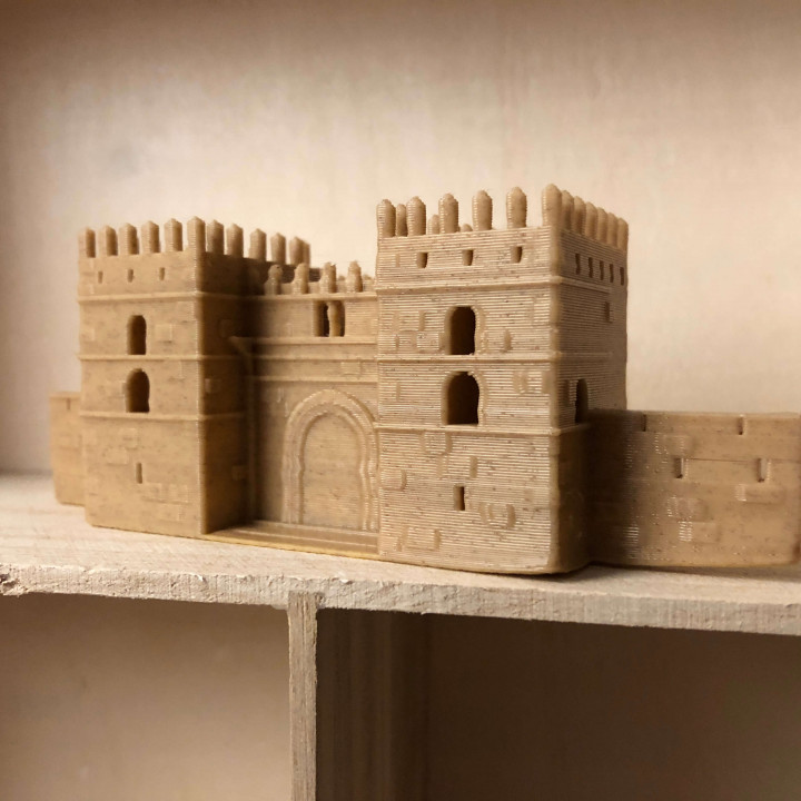 3D Printable Kasbah Mehdya - Kenitra , Morocco by MiniWorld3D