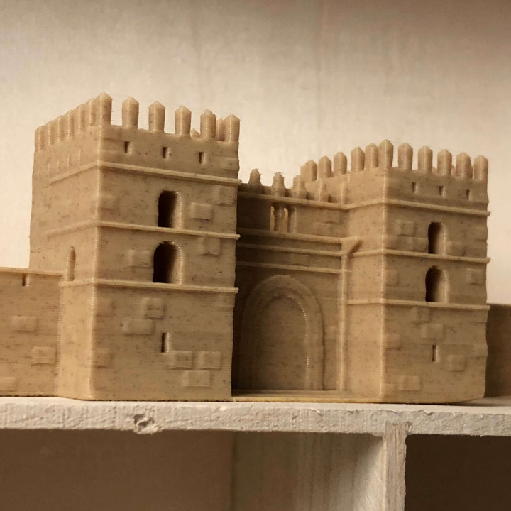 3D Printable Kasbah Mehdya - Kenitra , Morocco by MiniWorld3D