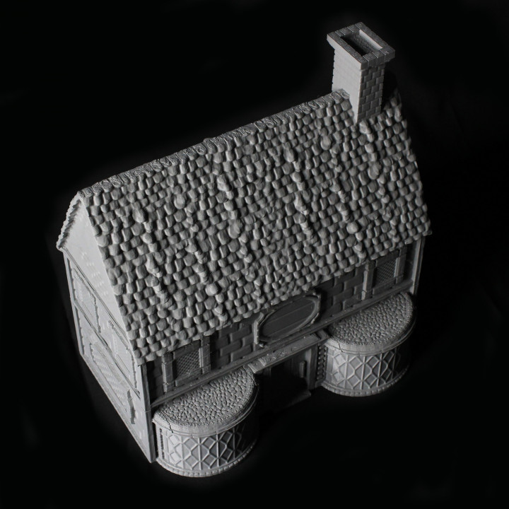 3D Printable Keree's Adventuring Emporium - Shop/Store by Krakulu