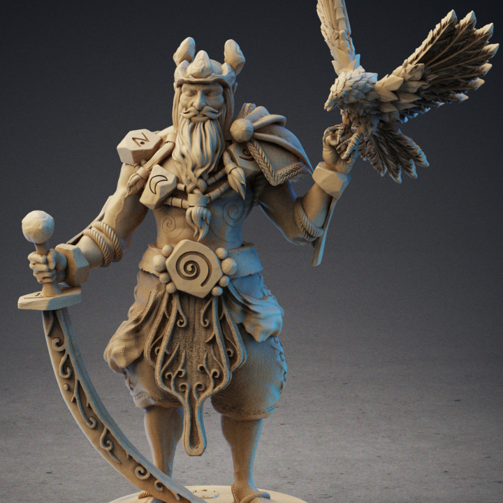 3D Printable Druid Human by Pes Lukas