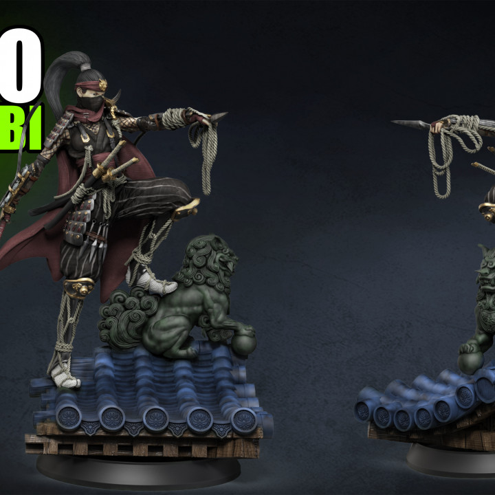 3D Printable BUNDLE#08 - ONI DOJO by Necropunks Miniatures