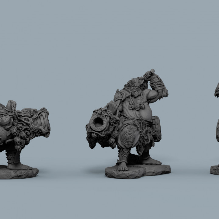 3D Printable BUNDLE#08 - ONI DOJO by Necropunks Miniatures