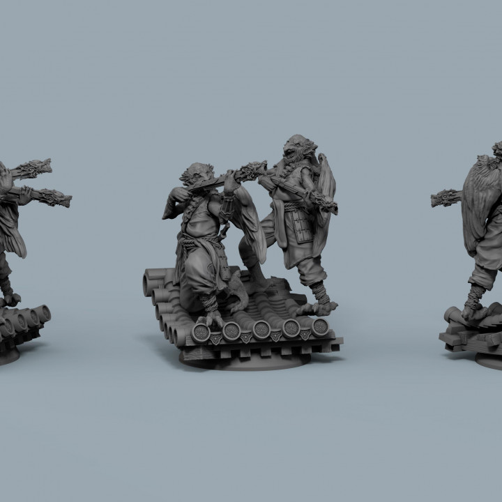 3D Printable BUNDLE#08 - ONI DOJO by Necropunks Miniatures