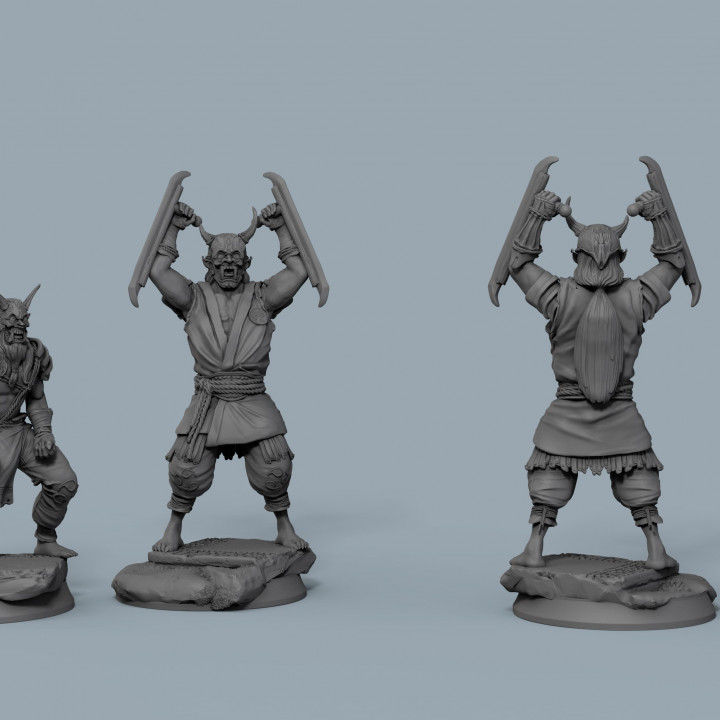 3D Printable BUNDLE#08 - ONI DOJO by Necropunks Miniatures