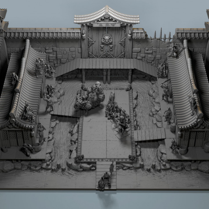 3D Printable BUNDLE#08 - ONI DOJO by Necropunks Miniatures
