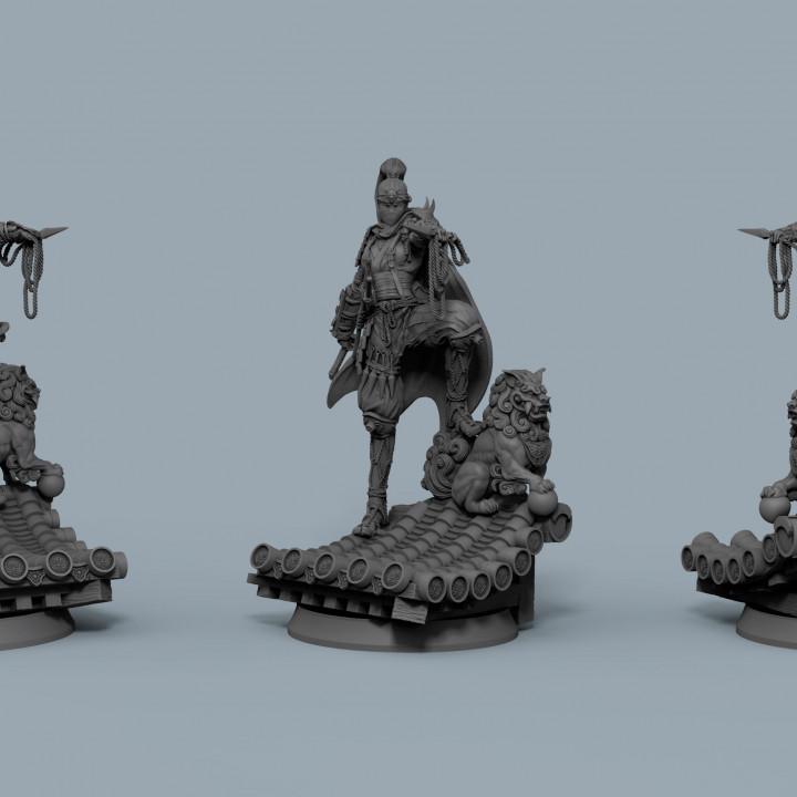 3D Printable BUNDLE#08 - ONI DOJO by Necropunks Miniatures