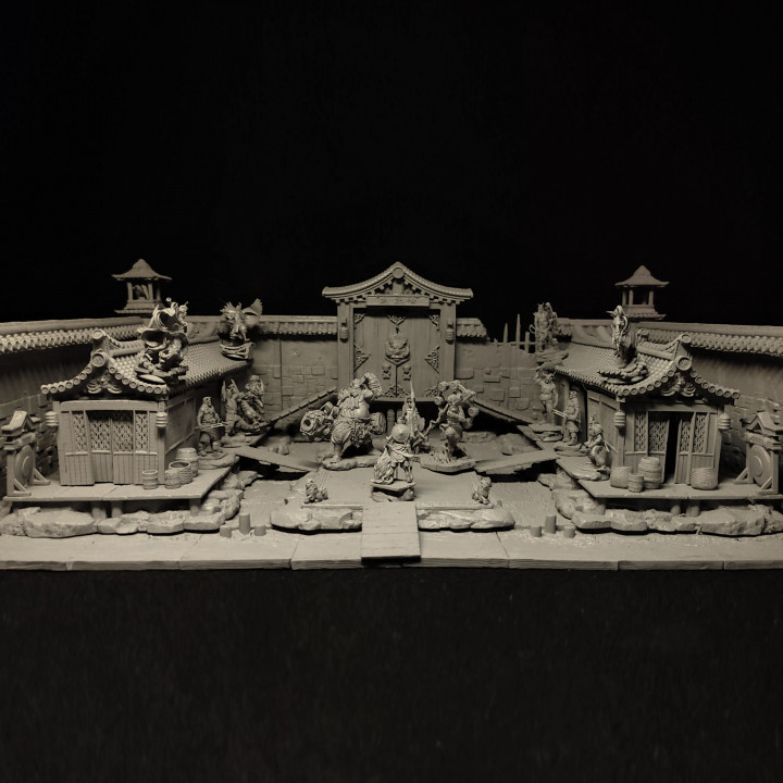 3D Printable BUNDLE#08 - ONI DOJO by Necropunks Miniatures