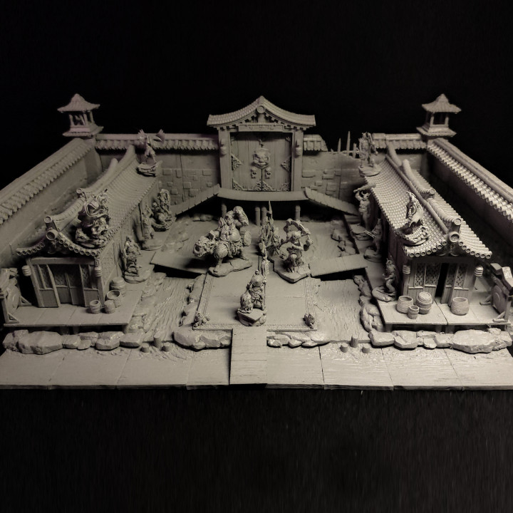 3D Printable BUNDLE#08 - ONI DOJO by Necropunks Miniatures