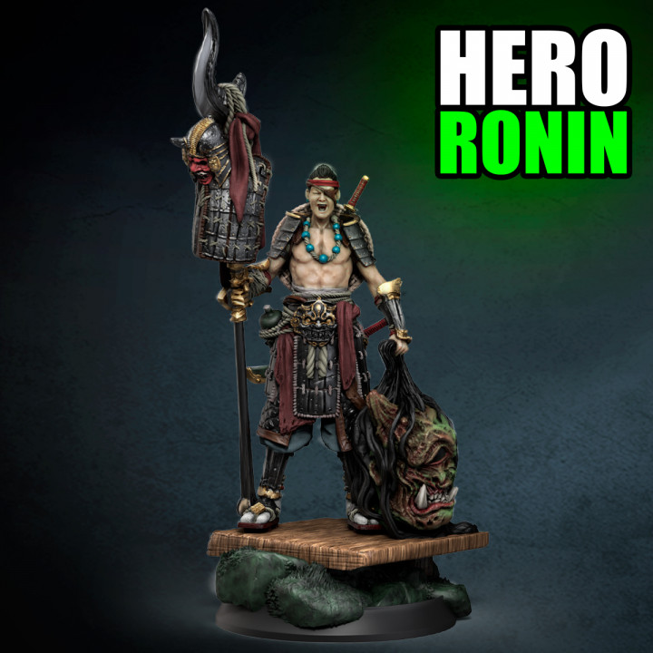 3D Printable ONI HERO RONIN by Necropunks Miniatures