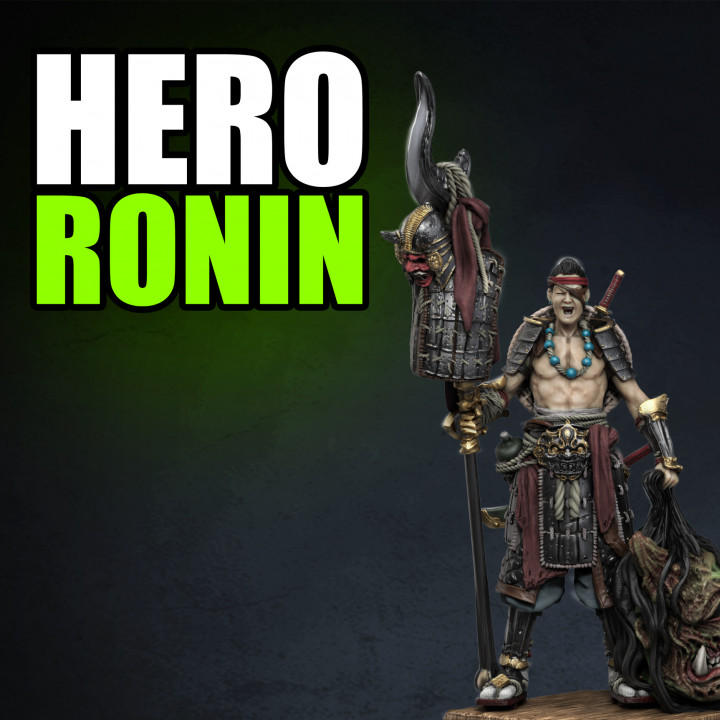 3D Printable ONI HERO RONIN by Necropunks Miniatures