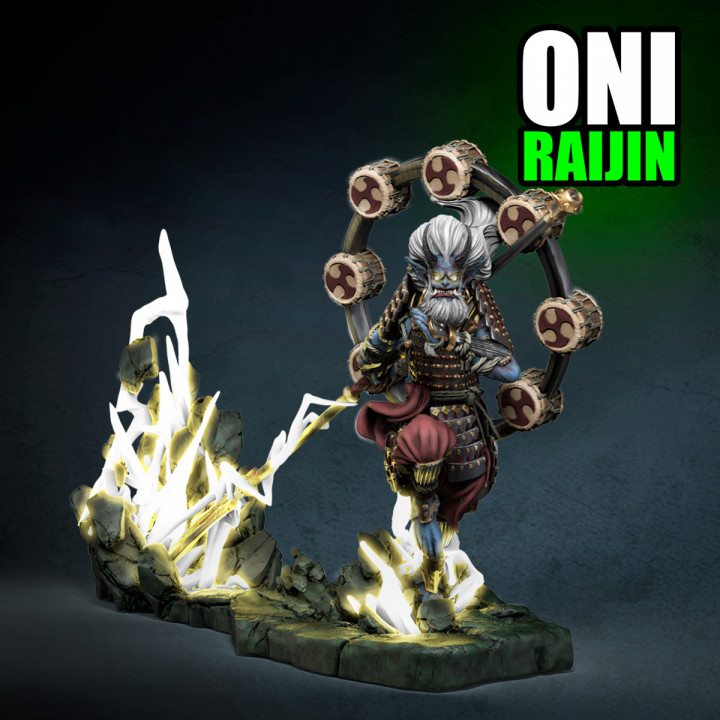 3D Printable ONI BOSS RAIJIN by Necropunks Miniatures