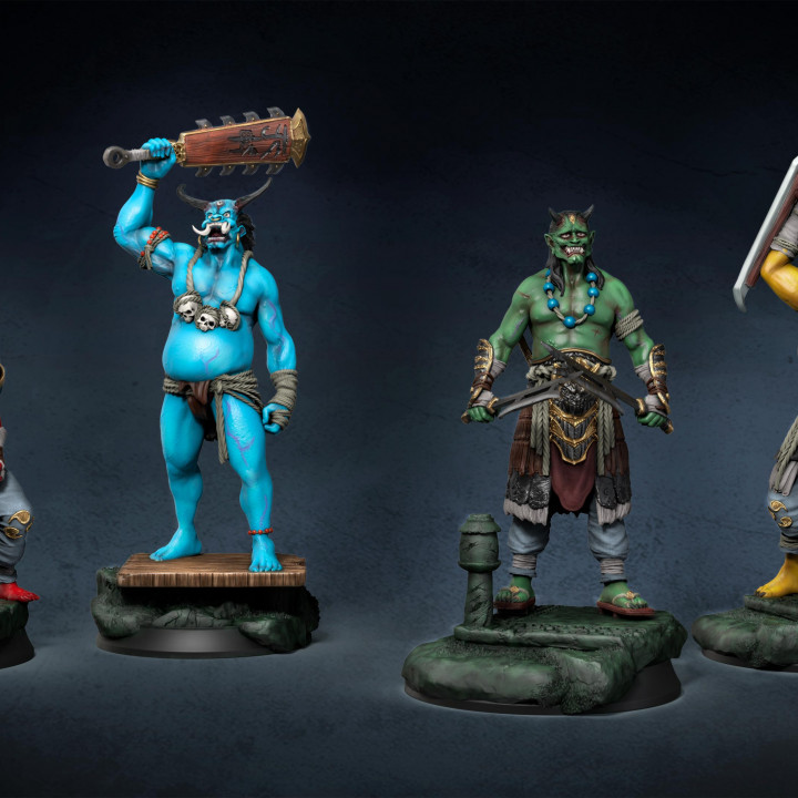 3D Printable COMMERCIAL LICENSE - BUNDLE#8 - ONI DOJO by Necropunks ...