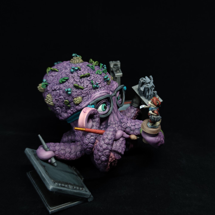 3D Print of (Pre-supported) Octopus Folk Master Craftsman by TheWill ...