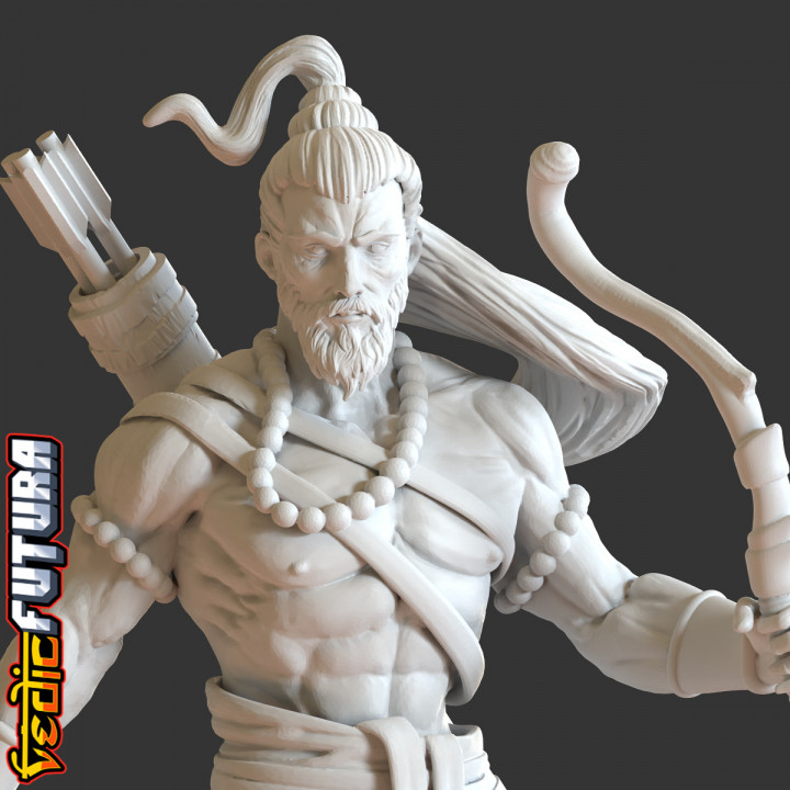 3D Printable Parashurama - 'Rama with an Axe' by VedicFutura