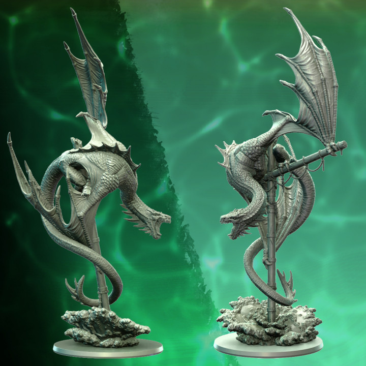 3D Printable Sea Drake of Rasay by Codex Universalis