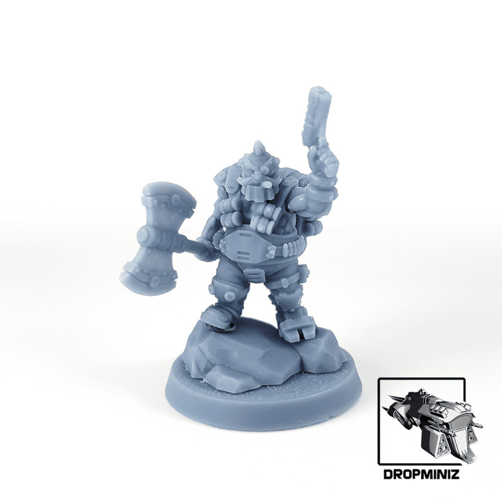 3D Printable Sci-Fi Dwarves - Vanguard Pack 1 by DropMiniz