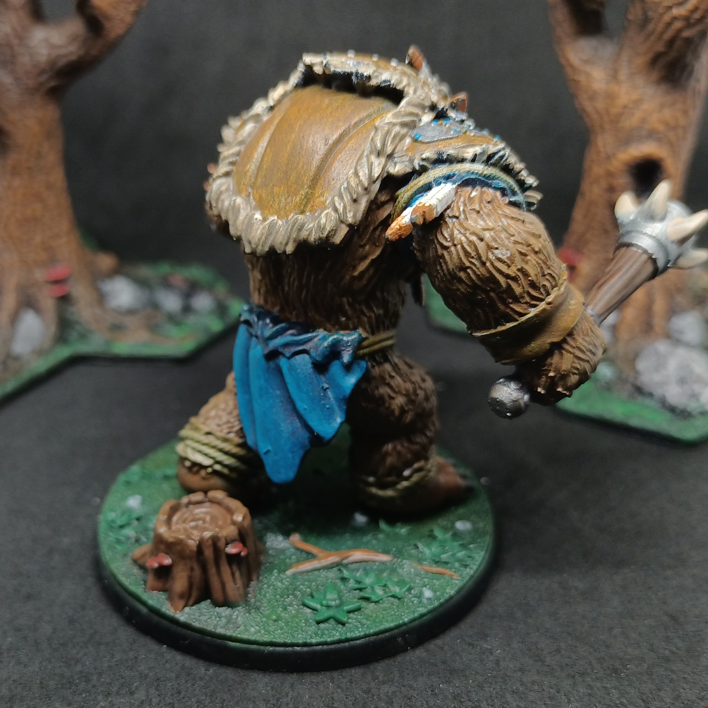 3D Printable Corruption Of The Glades - Werebear Warrior C by Imagine Minis