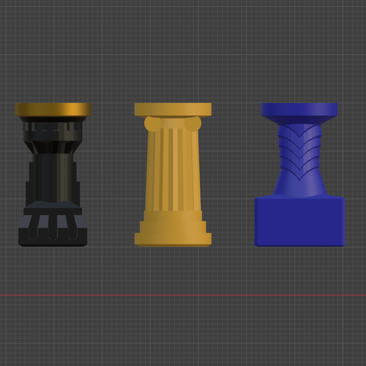 3D Printable Scythe Player Action Tokens (STL file download) by Andy at ...
