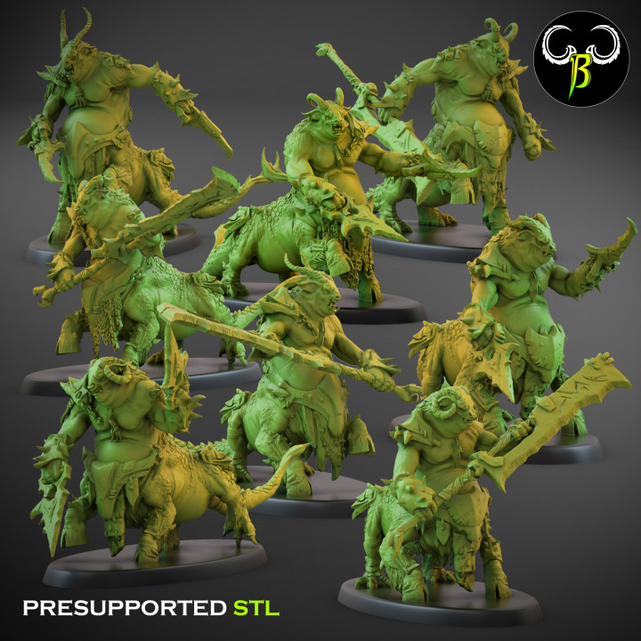 3D Printable Fallen Beasts Bestial Hunters by ClayBeastCreation
