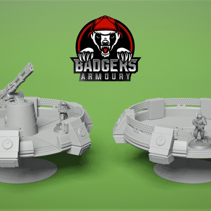 3D Printable Wayfairers Confederation Hover Platform by BadgersArmoury