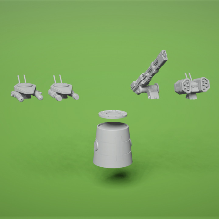 3D Printable Wayfairers Confederation Hover Platform by BadgersArmoury