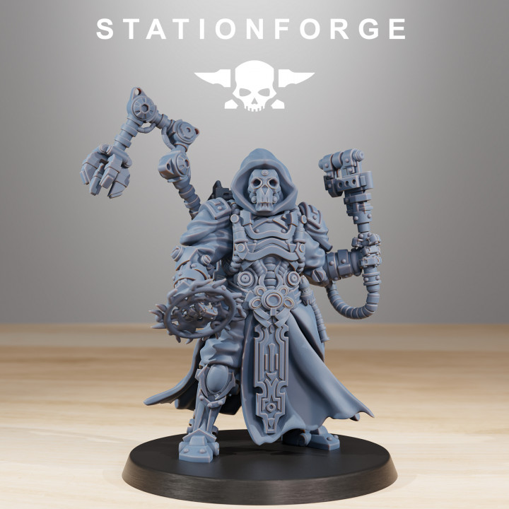 3D Printable Scavenger Techno Priest by Station Forge