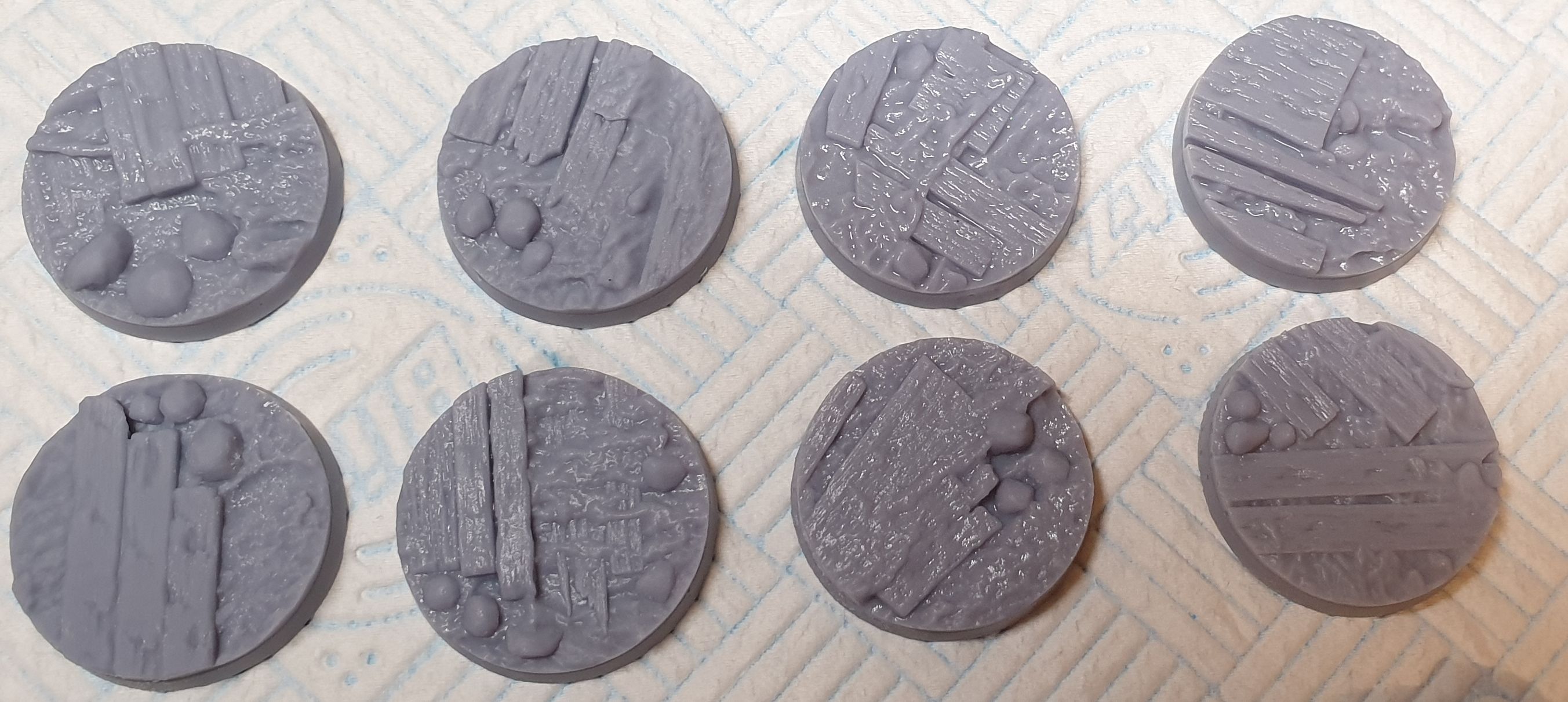 3D Printable 25mm Trench Bases and Toppers by Station Forge