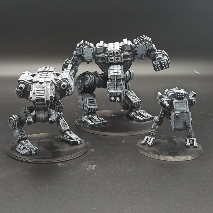 3D Printable Heavy Mech "Orc" by Filamentio