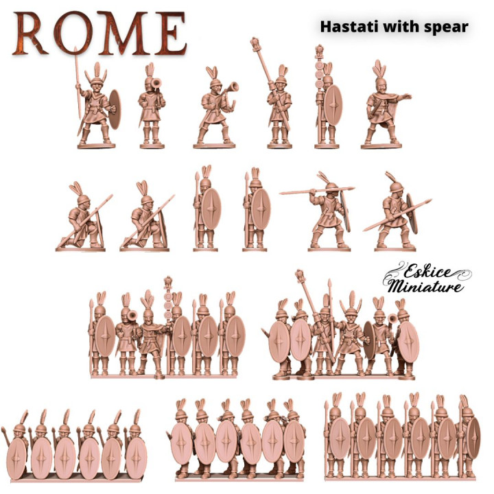 3D Printable Roman republic Army - 15mm Epic History Battle by Eskice ...