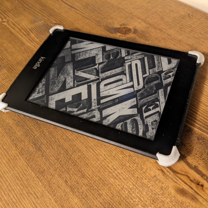 3D Printable Kindle Paperwhite Case v2 by Josh