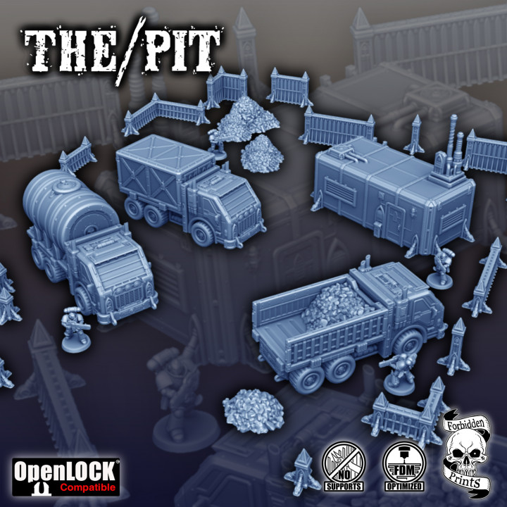 3D Printable The Pit by Forbidden Prints