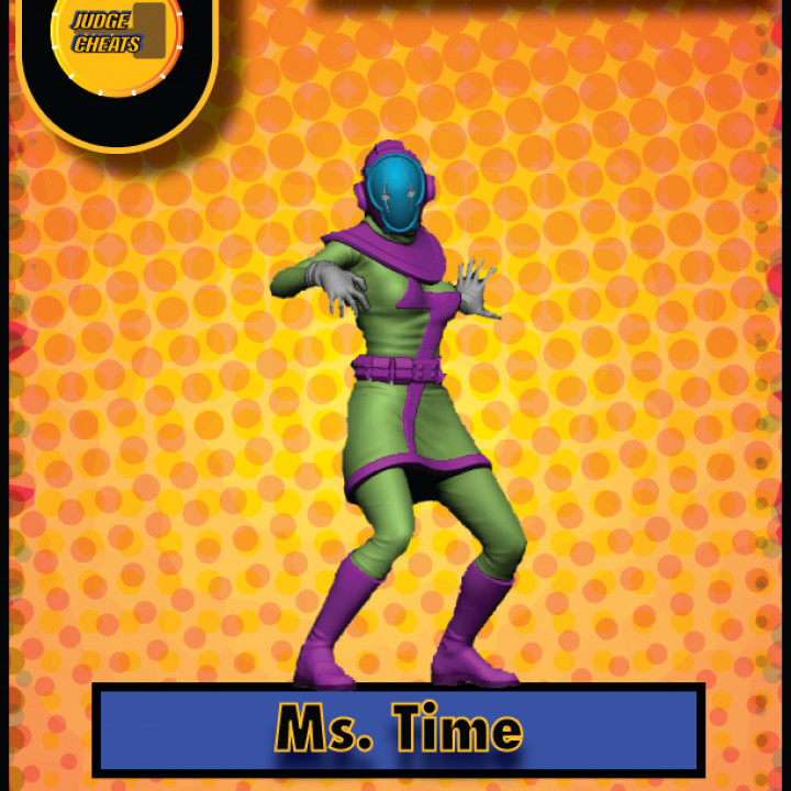 3D Printable Ms. Time by Judge Cheats