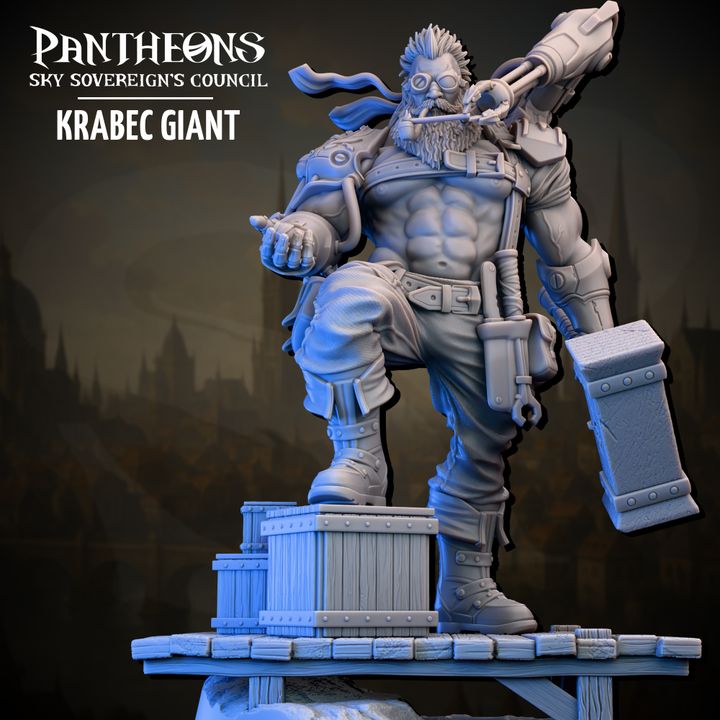 3D Printable Krabec Giant Shipwright by Sordane Publishing