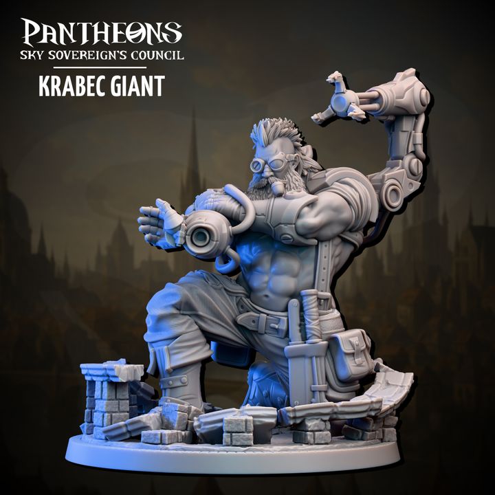3D Printable Krabec Giant Shipwright by Sordane Publishing